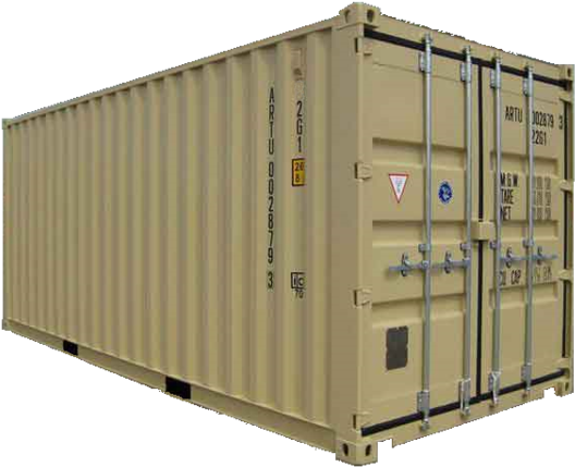 Download 20' X 8' X - Container Dry Box 40 PNG Image with No Background ...