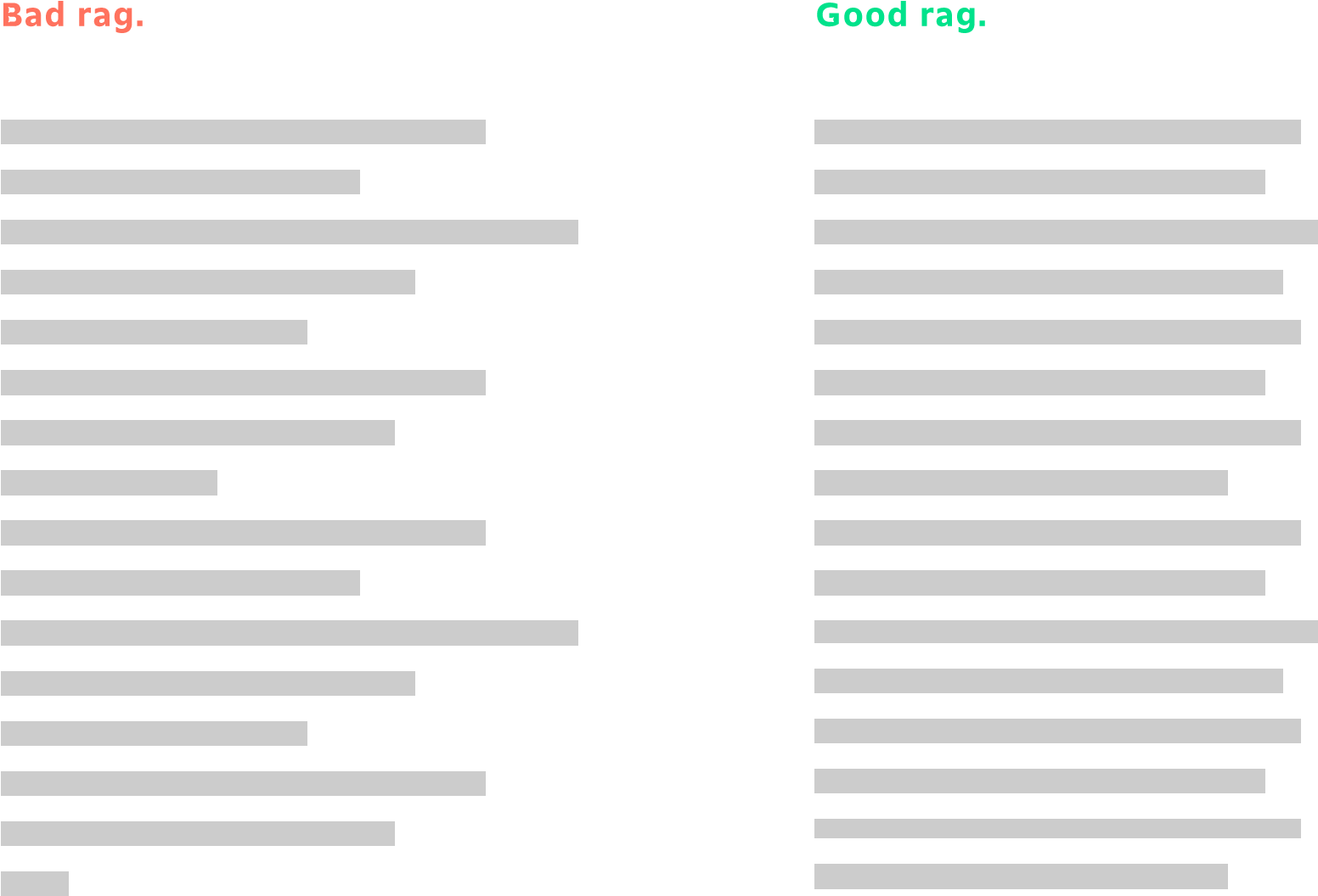 Download Example Of Good Text Rag And Bad Text Rag - Good Text Rag PNG ...