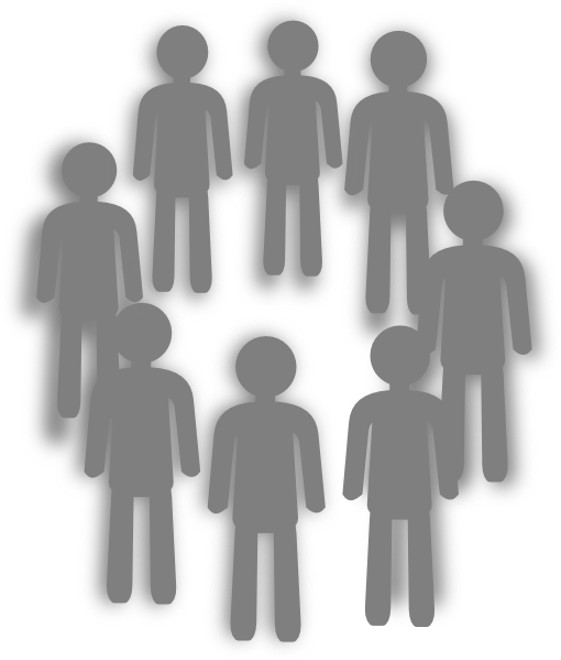 Download Grey Group - Grey People Clipart PNG Image with No Background ...
