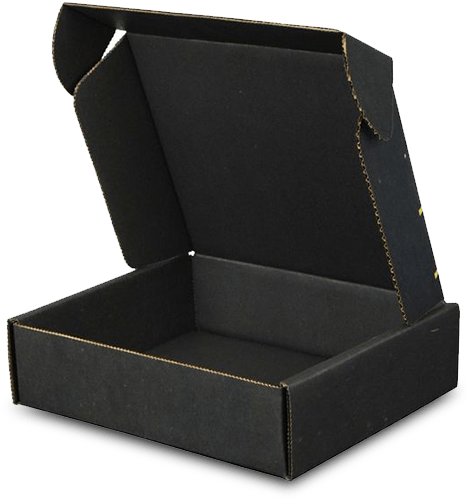 Download Custom Matte Black Corrugated Mailer Box - Black Matte Mailer ...