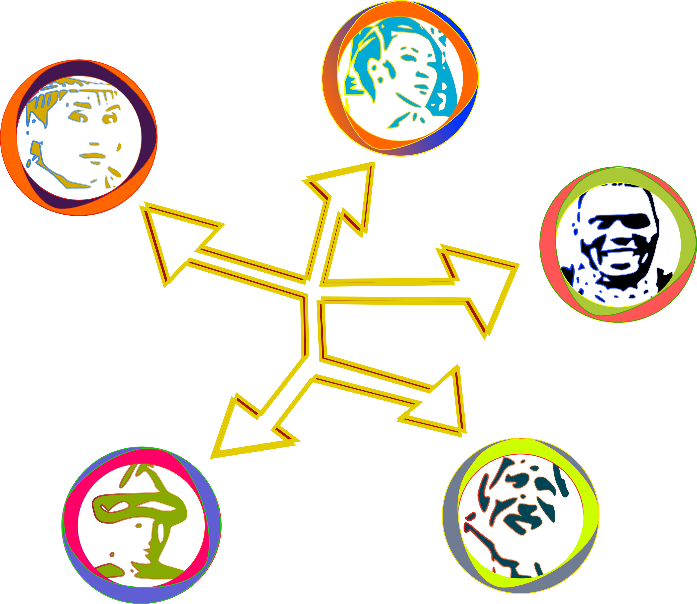 This Free Icons Png Design Of Social Network With Avatars - Free ...