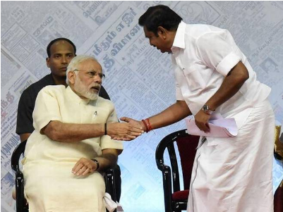 Download Edapadi Palanisamy With Modi PNG Image with No Background ...