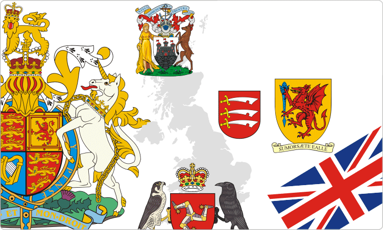 Download Heraldry Of The United Kingdom / British Flags And - British ...