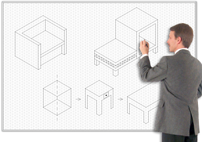 On The Soft-gray Grid, Then Animate Them With Colorful - 3d Computer ...