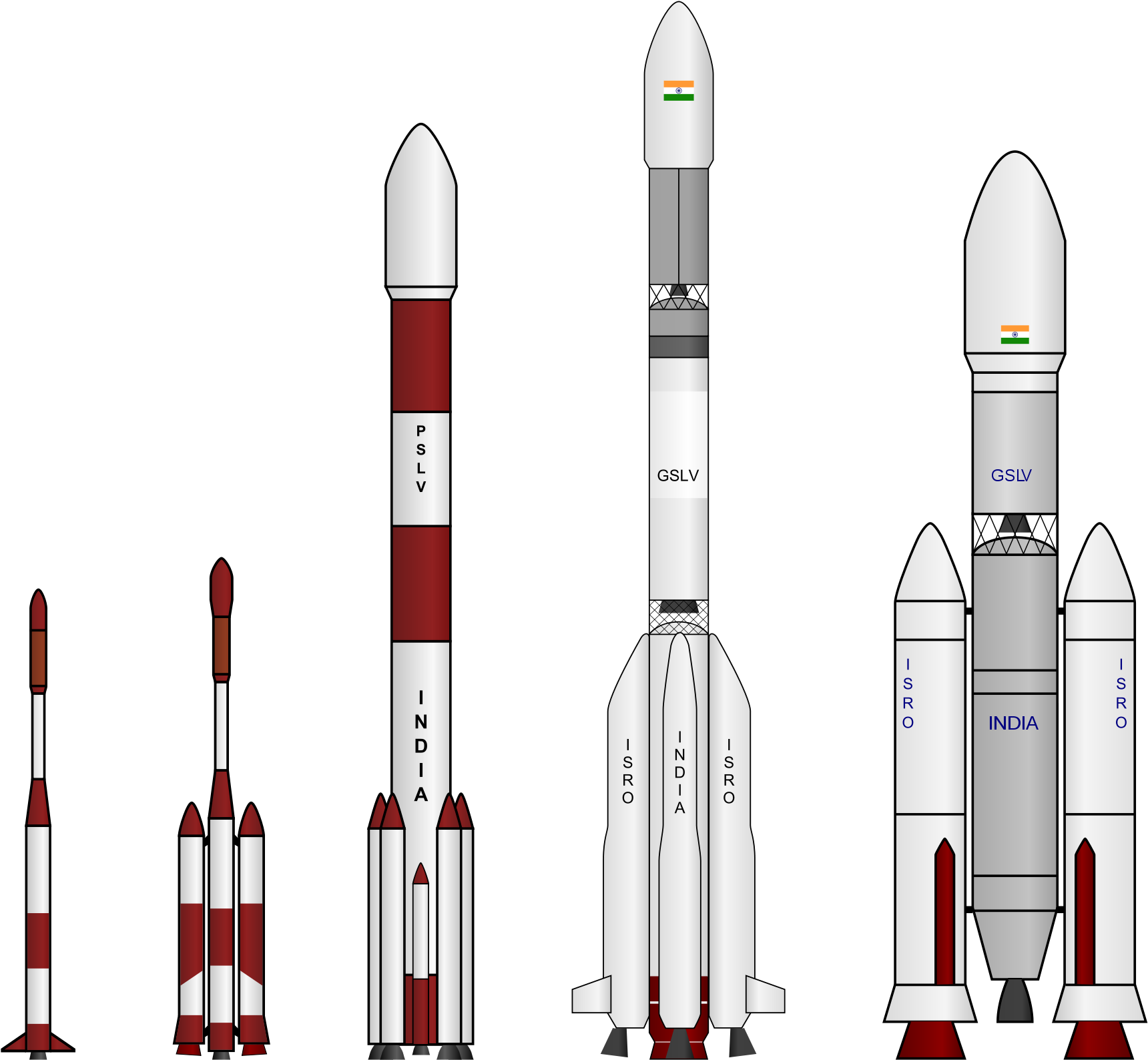 Graphic Library Missile Drawing Nasa Rocket - Isro Rockets - Free ...