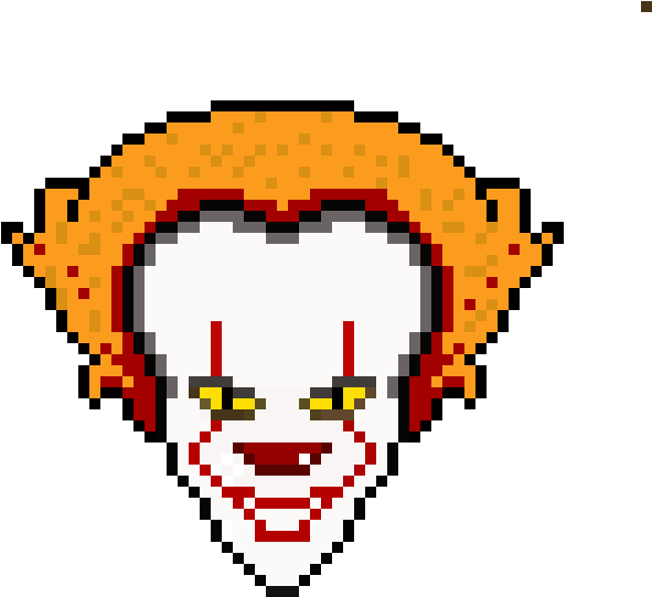 Download Pennywise - Pixel PNG Image with No Background - PNGkey.com