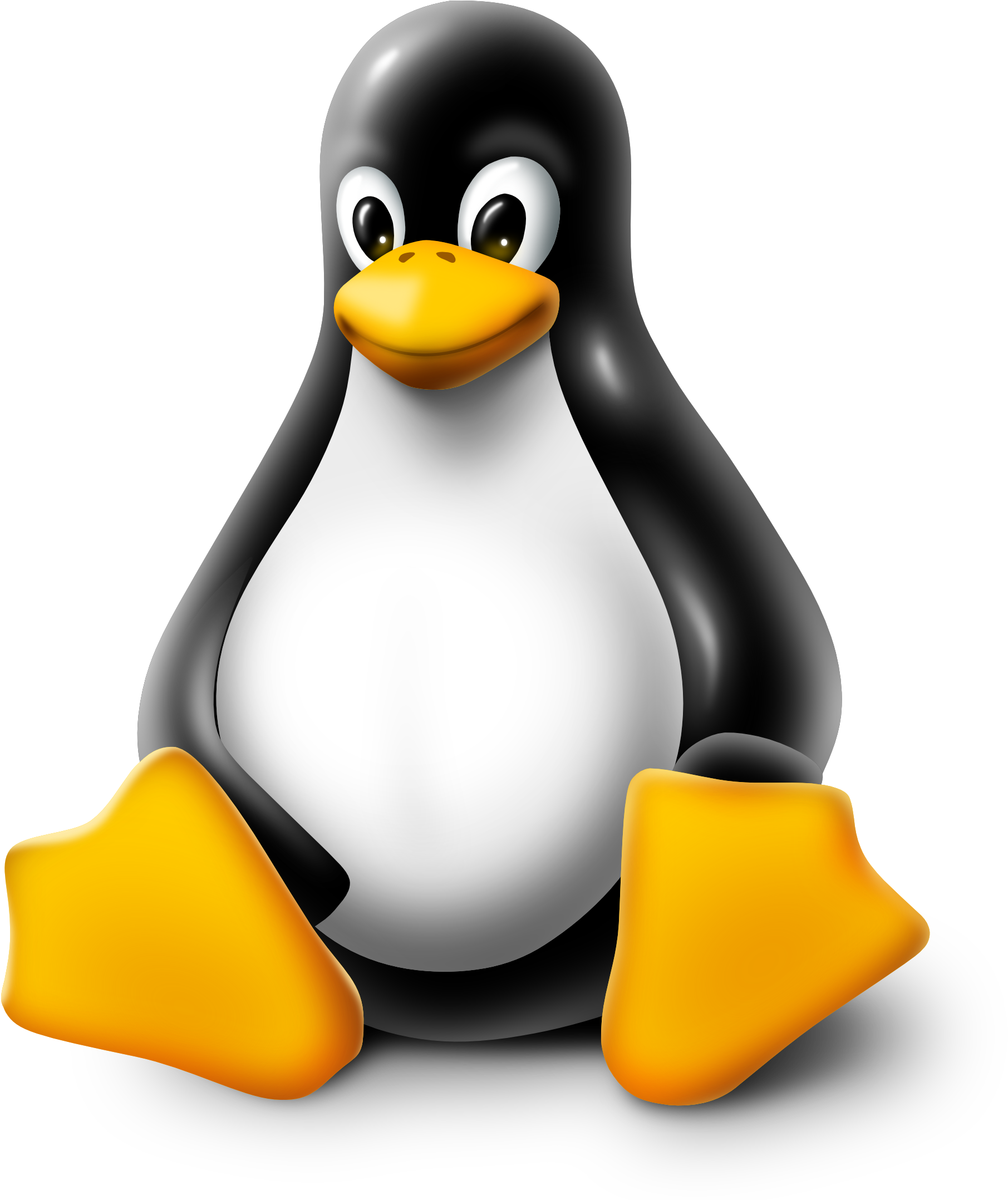Tux Enhanced Penguin Linux Art 1979px 879 - Linux Operating System Png ...