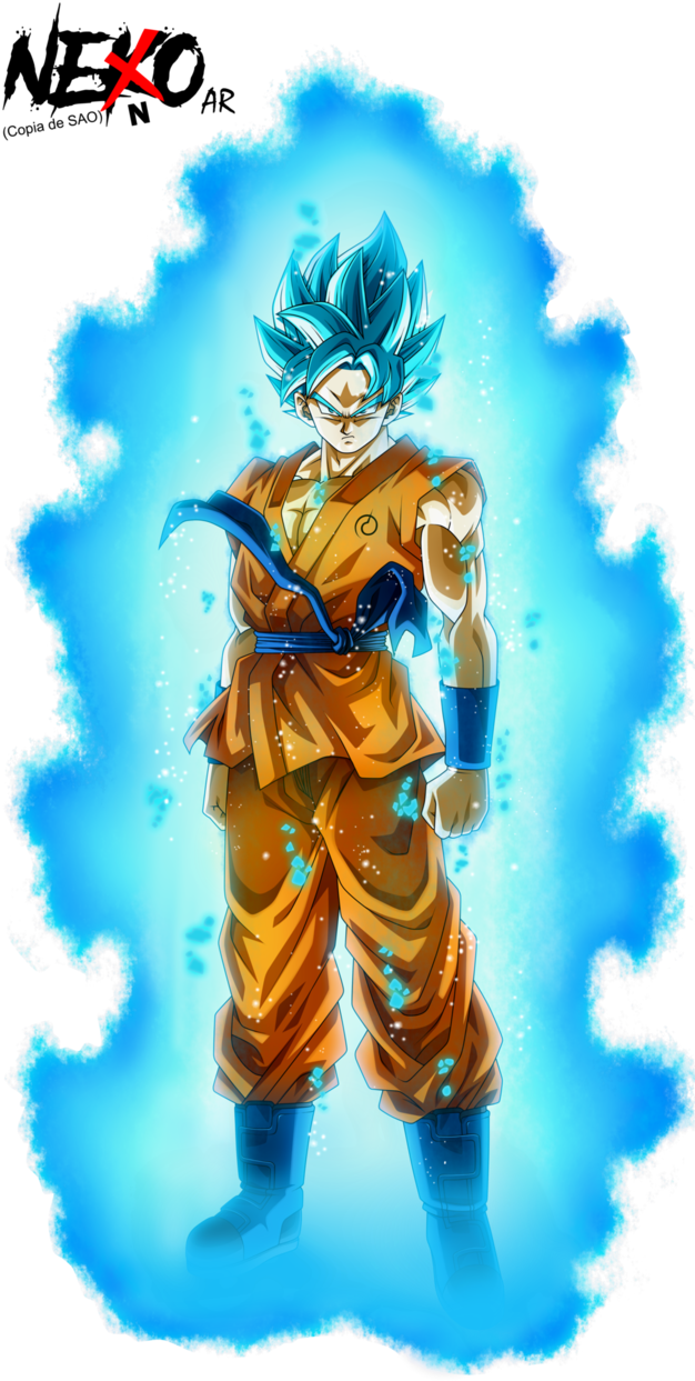 Son Goku Super Saiyan God Super Saiyan - Goku Ssj Blue Aura - Free ...