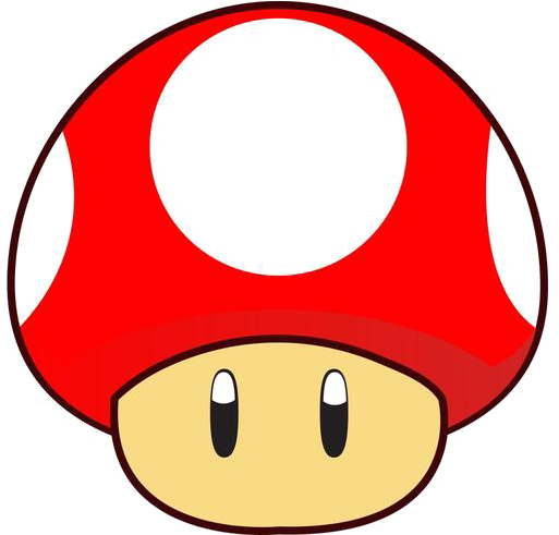 Mario Mushroom Png Pic - Super Mario Mushroom Png - Free Transparent ...