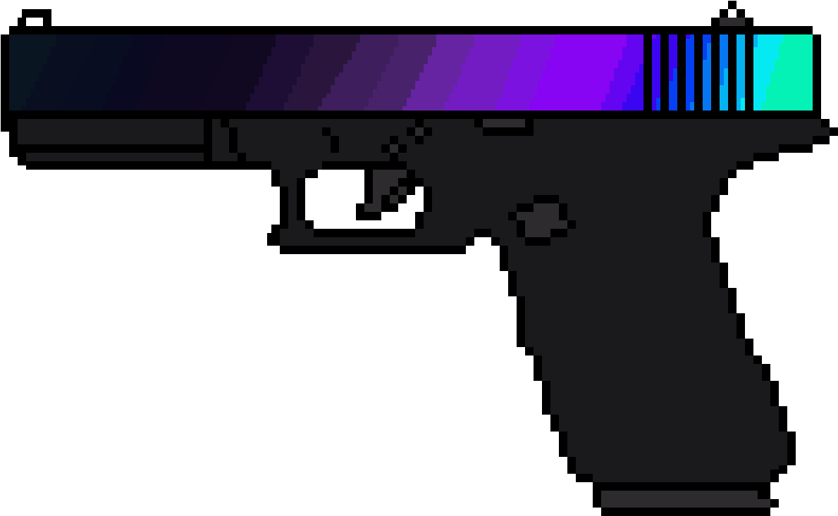 Download Glock 18 - Neon Fade - Rifle PNG Image with No Background ...