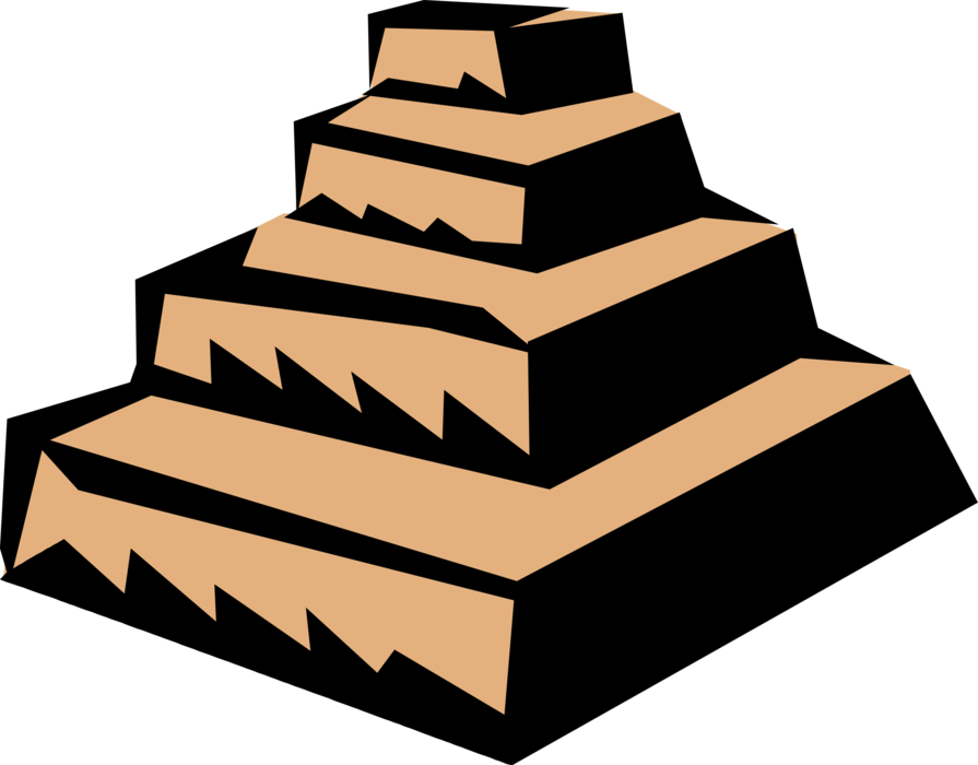Step Pyramid Image Illustration Of Architectural Structure - Step ...