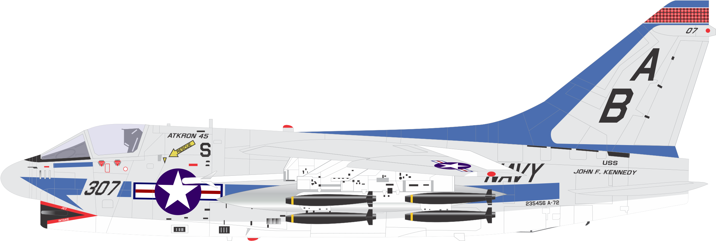 Download Plane Clipart Corsair - Ltv A-7 Corsair Ii PNG Image with No ...