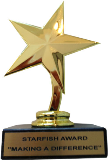 The Starfish Trophy - Award - Free Transparent PNG Download - PNGkey