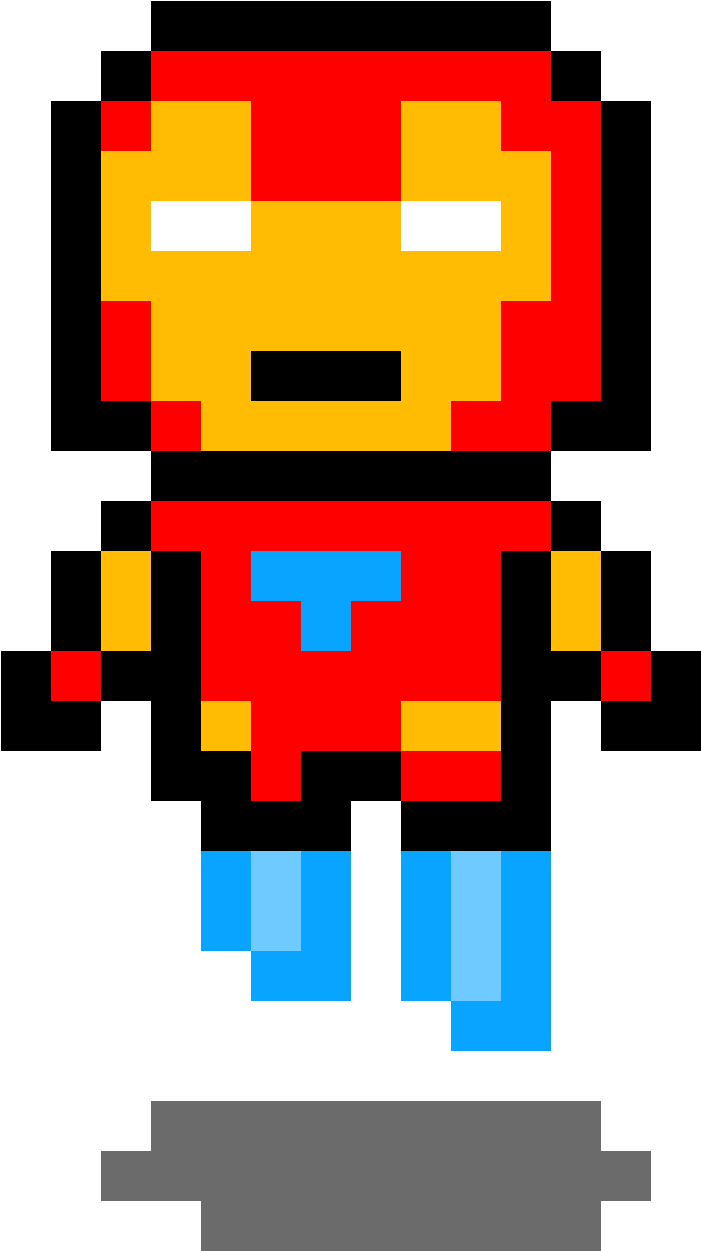Download Iron Man - Iron Man Pixel Png PNG Image with No Background ...