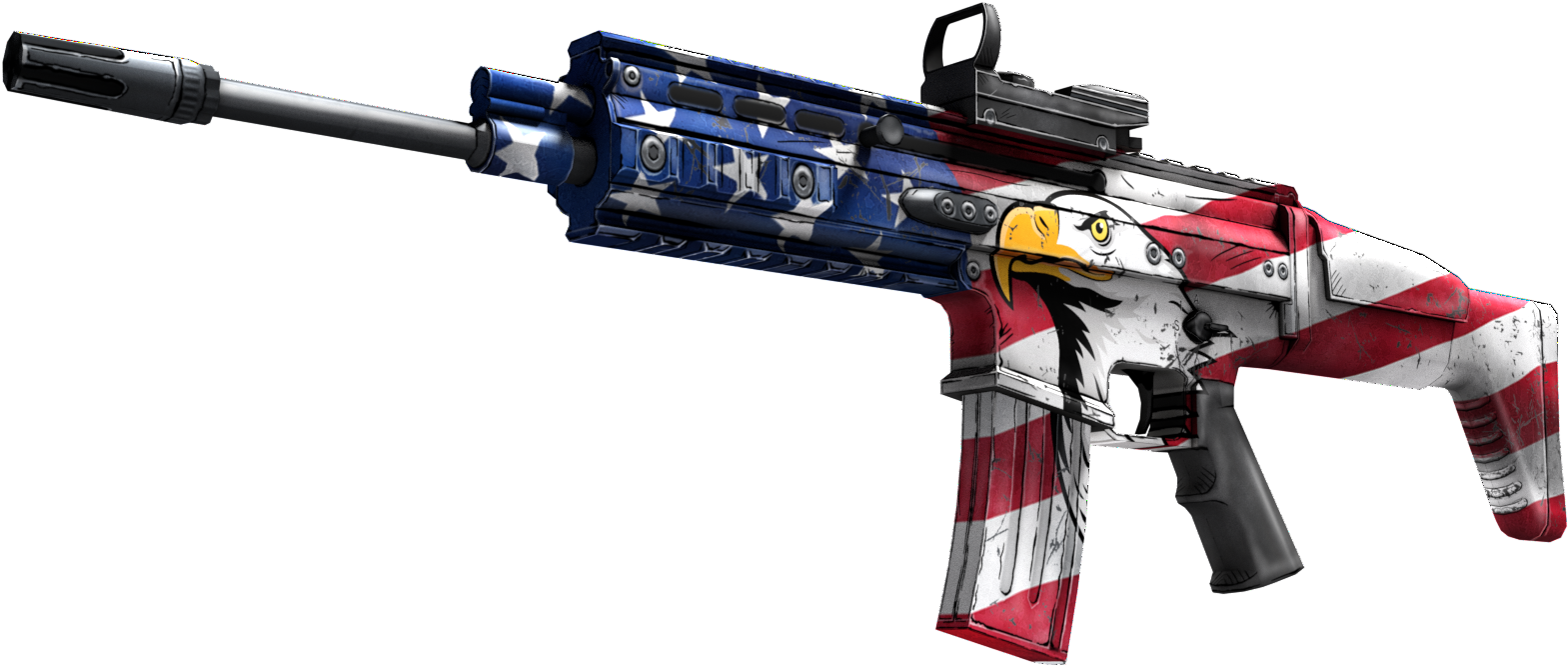Download Previous Next - Usa Flag Rifle PNG Image with No Background ...