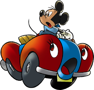 Download Images Of Mickey Mouse Driving Cars Baby Mickey - Car With ...
