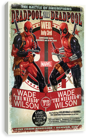 Download Deadpool Vs Deadpool - Deadpool Kills Deadpool Poster PNG ...