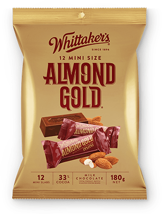 Download Mini Size Almond Gold Slab - Whittaker's Almond Gold Chocolate ...