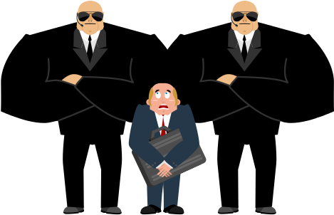 Download Png Free Stock Body Vector Bodyguard - Bodyguards Clipart PNG ...