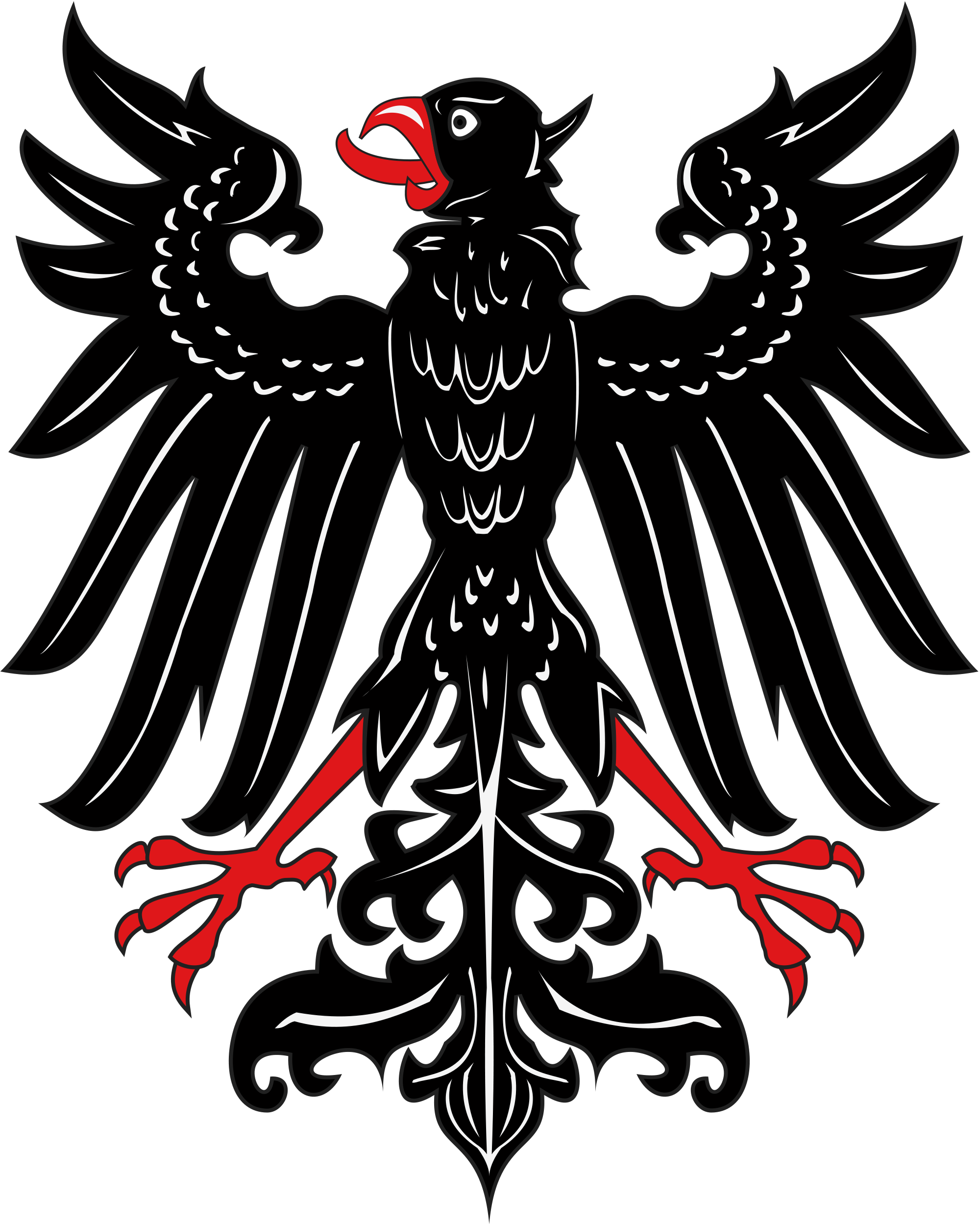 Download Open - Heraldic Eagle PNG Image with No Background - PNGkey.com