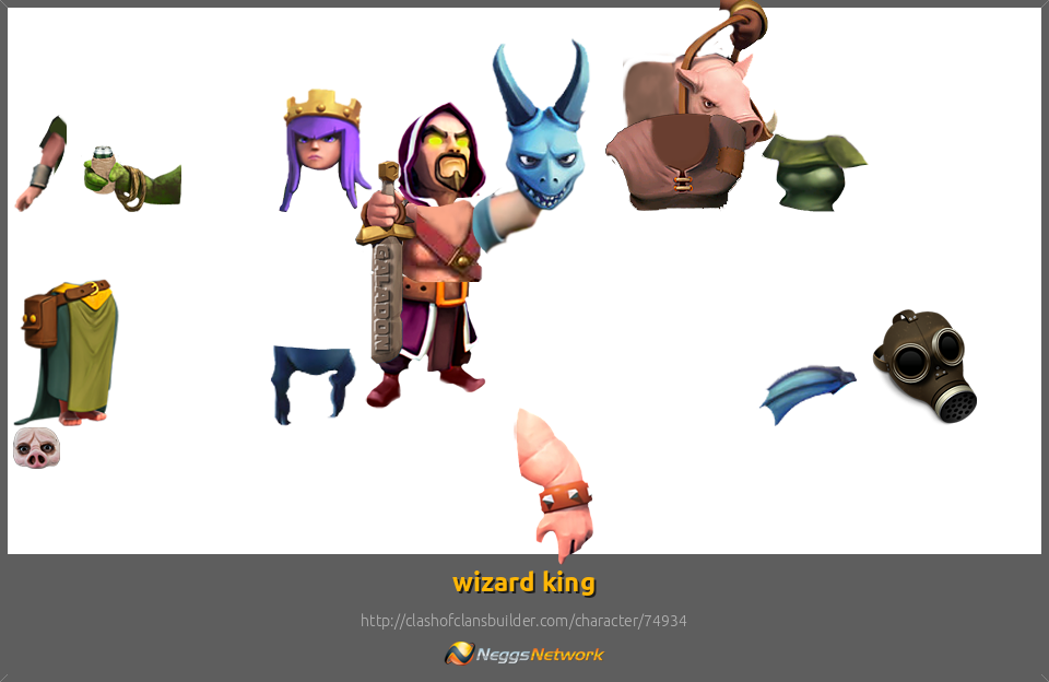 Clash Of Clans Wizard King