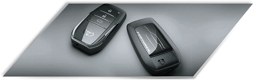 Intelligent Key For A Smart Entry - Toyota Fortuner - Free Transparent ...