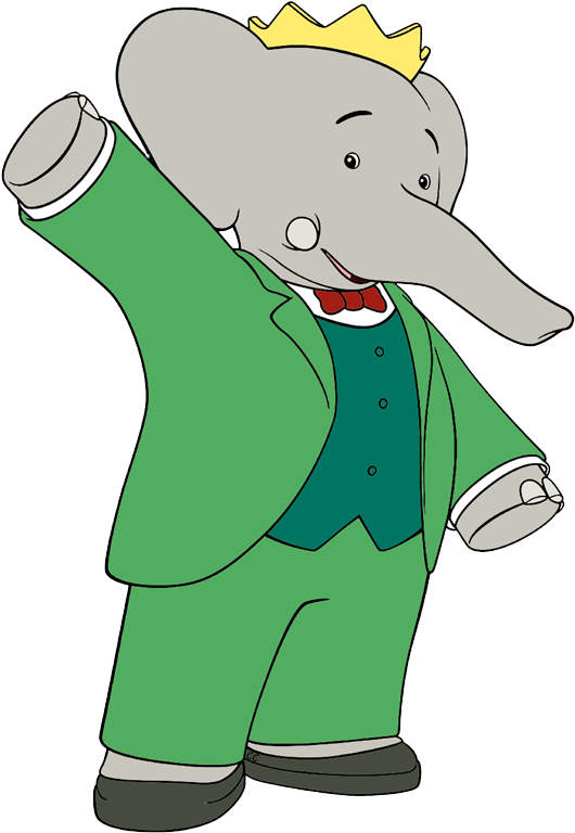 Download Babar Waving - Babar The Elephant Png PNG Image with No ...
