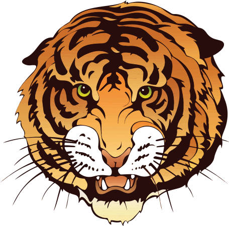 Download American Tigers - American School For The Deaf Tiger Logo PNG ...