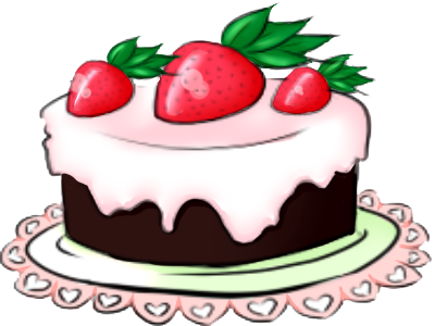 Anime Birthday Cake Drawing - Birthday Cake Chibi - Free Transparent ...
