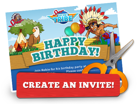 Download Spur Birthday Party Invitations PNG Image with No Background ...