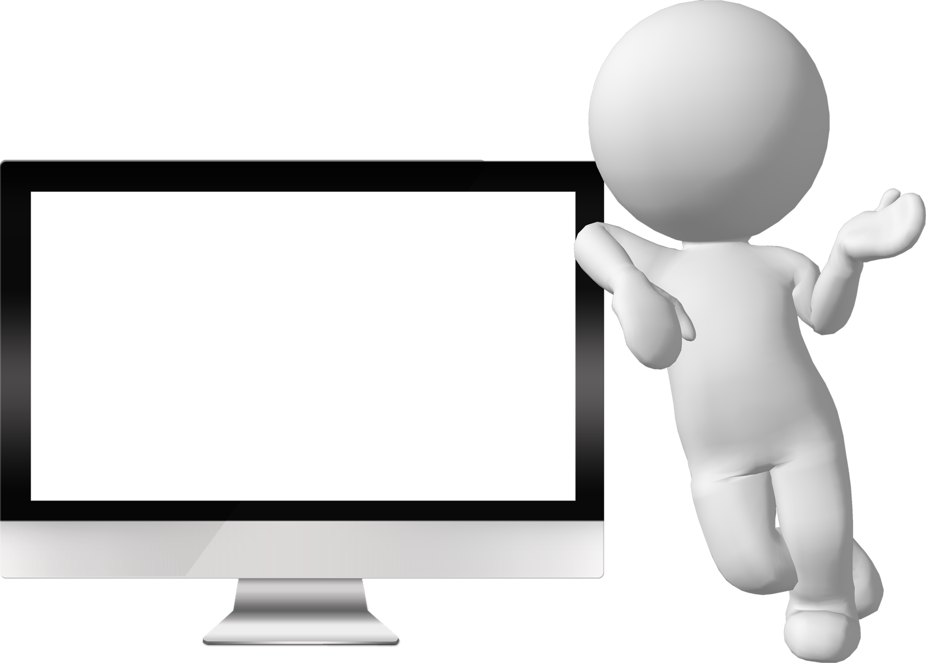 Index Of /images/3d Characters Jpg Library Stock - 3d White Man Png ...