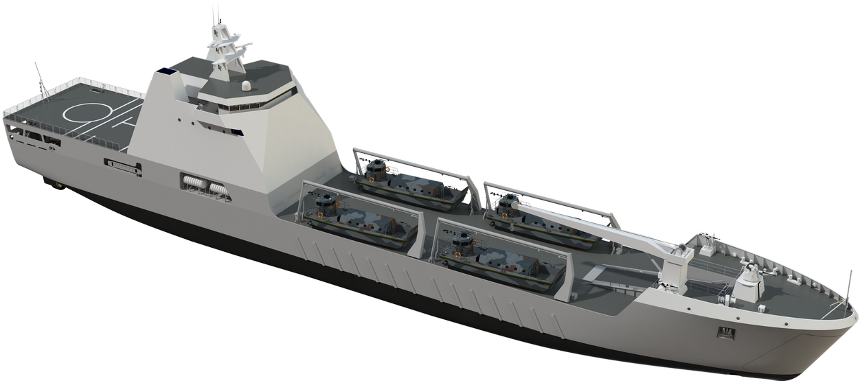 Efficient Drive Through Roro Principle - Damen Lst 120 - Free ...