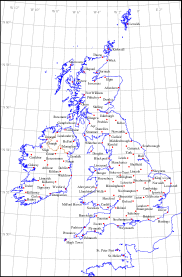 Download Daily Rise/set And Twilight Times For The British Isles - Does ...