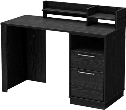 Download Study Table With Shelf PNG Image with No Background - PNGkey.com