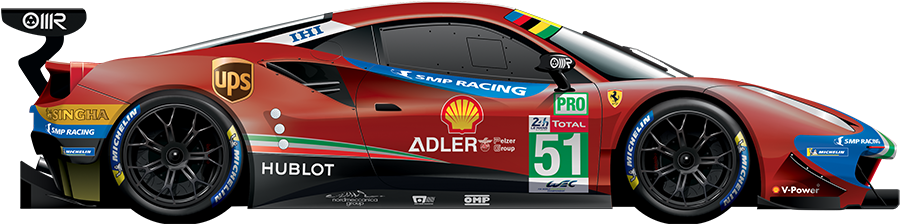 Download 2017 Ferrari 488 Gte PNG Image with No Background - PNGkey.com