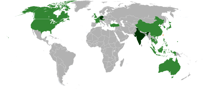 Download Red And Blue Map Of The World PNG Image with No Background ...