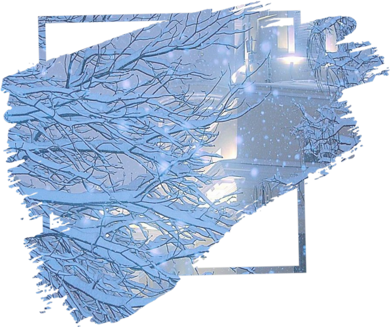 Frame Frames Background Kpop Blue Winter - K Pop Edit Frames - Free ...