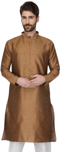 Download Men Solid Kurta Pyjamas - Kurta PNG Image with No Background ...