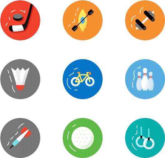Download Sports 25 Icons - Circle PNG Image with No Background - PNGkey.com