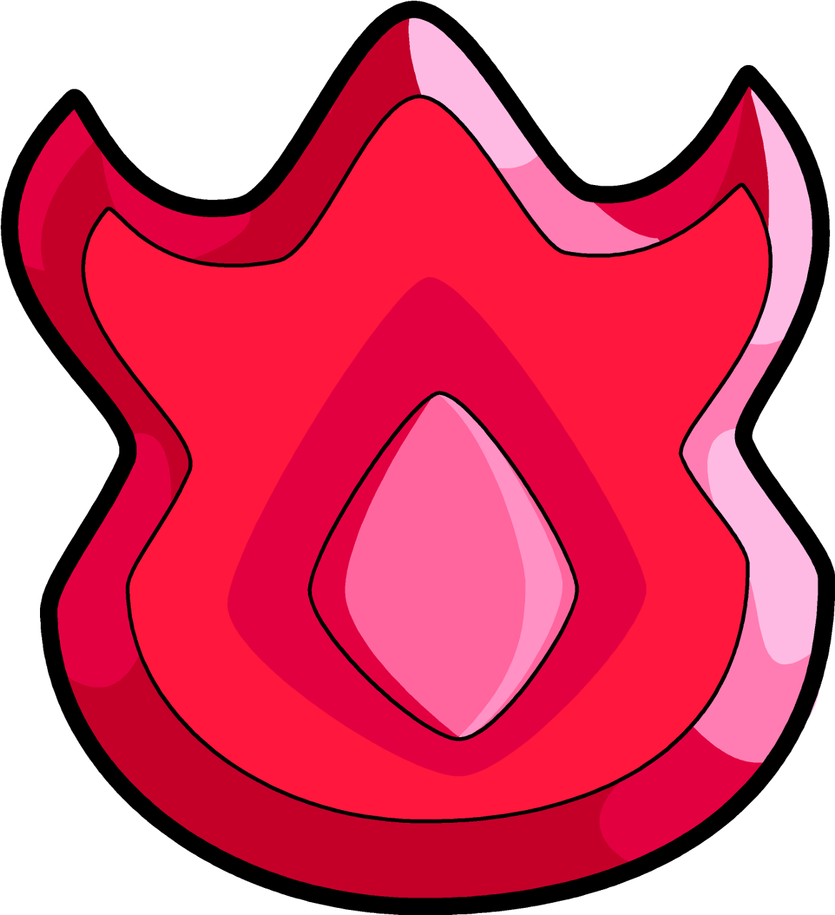 Volcano Badge - Fire Badge Pokemon - Free Transparent PNG Download - PNGkey