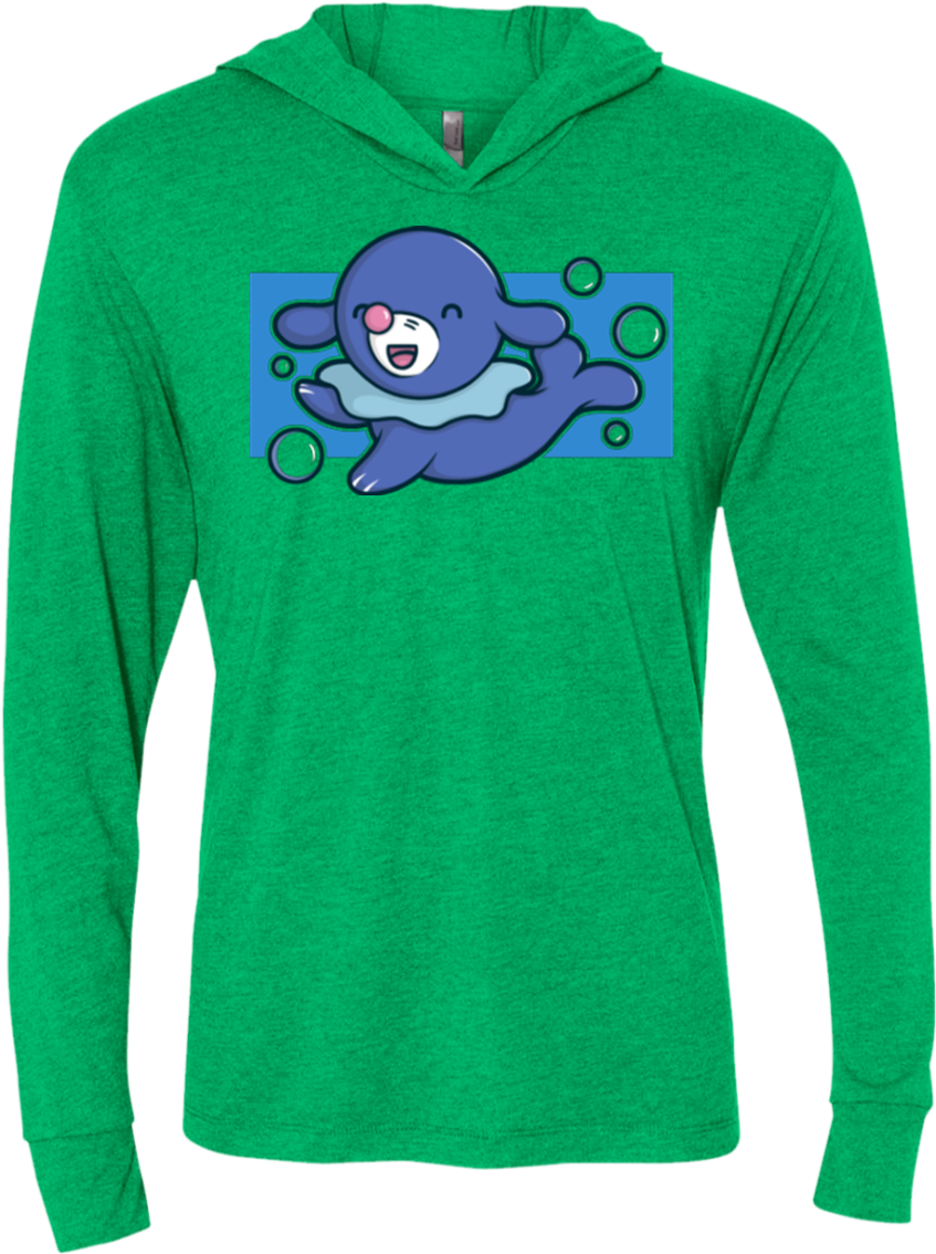 Download Super Cute Starter Popplio Triblend Long Sleeve Hoodie ...