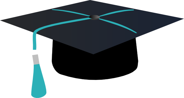 Download Graduation Cap Vector Blue PNG Image with No Background ...