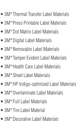 Download 3m™ Performance Label Materials • 3m™ Thermal Transfer ...