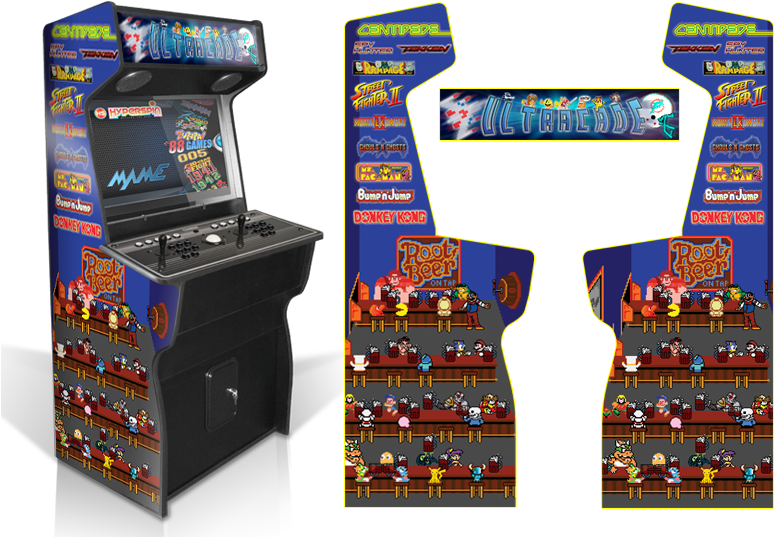 Download Custom Permanent Full Tapper Inspired Graphics For - Arcade ...