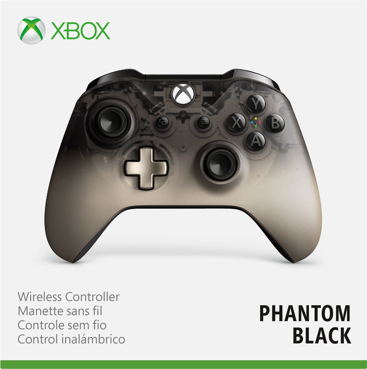 Download Microsoft Xbox One Wireless Phantom Black Controller - Phantom ...