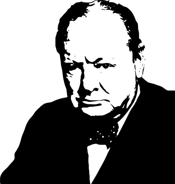 Download Bleed Area May Not Be Visible - Winston Churchill PNG Image ...