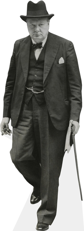 Download Winston Churchill Cardboard Cutout - Winston Churchill PNG ...