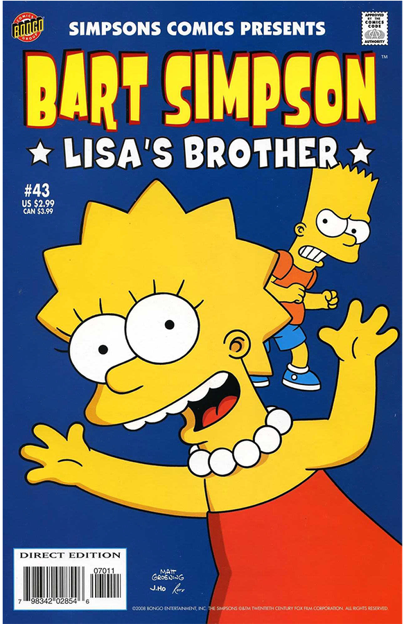 Lisa Simpson - Simpsons Comics Presents Bart Simpson - Free Transparent ...