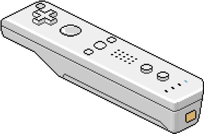 Download Wii Remote Pixel Art - Electronics PNG Image with No ...