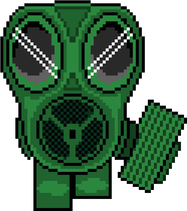 Download Gasmask - Gas Mask Pixel Art PNG Image with No Background ...